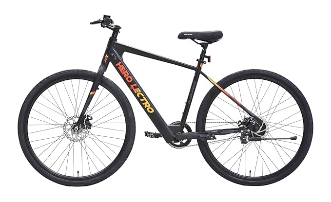 Hero Lectro H3 700C Single Speed Electric Cycle | 250W BLDC Motor | 36– Vvalyou