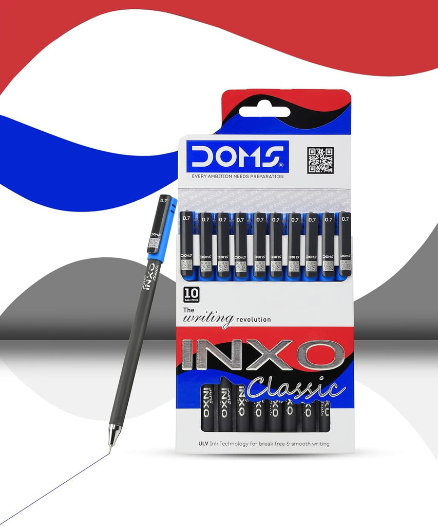 Doms Inxo Classic Ballpoint Pen| The Writing Revolution| ULV Ink Techn ...