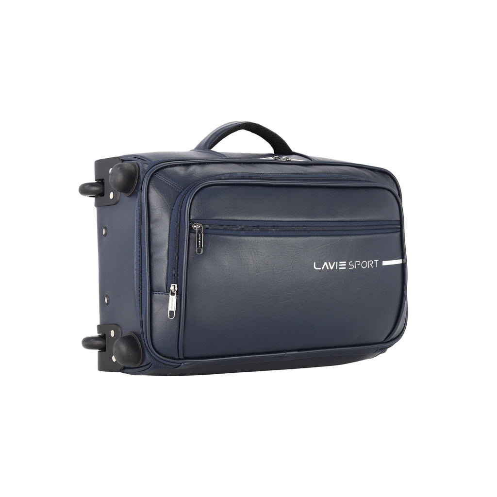 Lavie Sport 45 cms Premium Majestic Overnighter Laptop Trolley | Navy ...